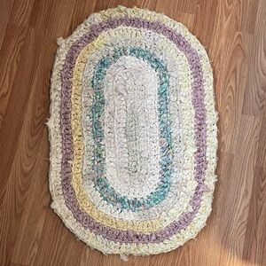 Handmade | Accents | Handmade 37 Multicolor Pastel Crocheted Scrappy ...